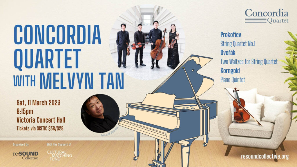 Concordia Quartet with Melvyn Tan | Resound Collective