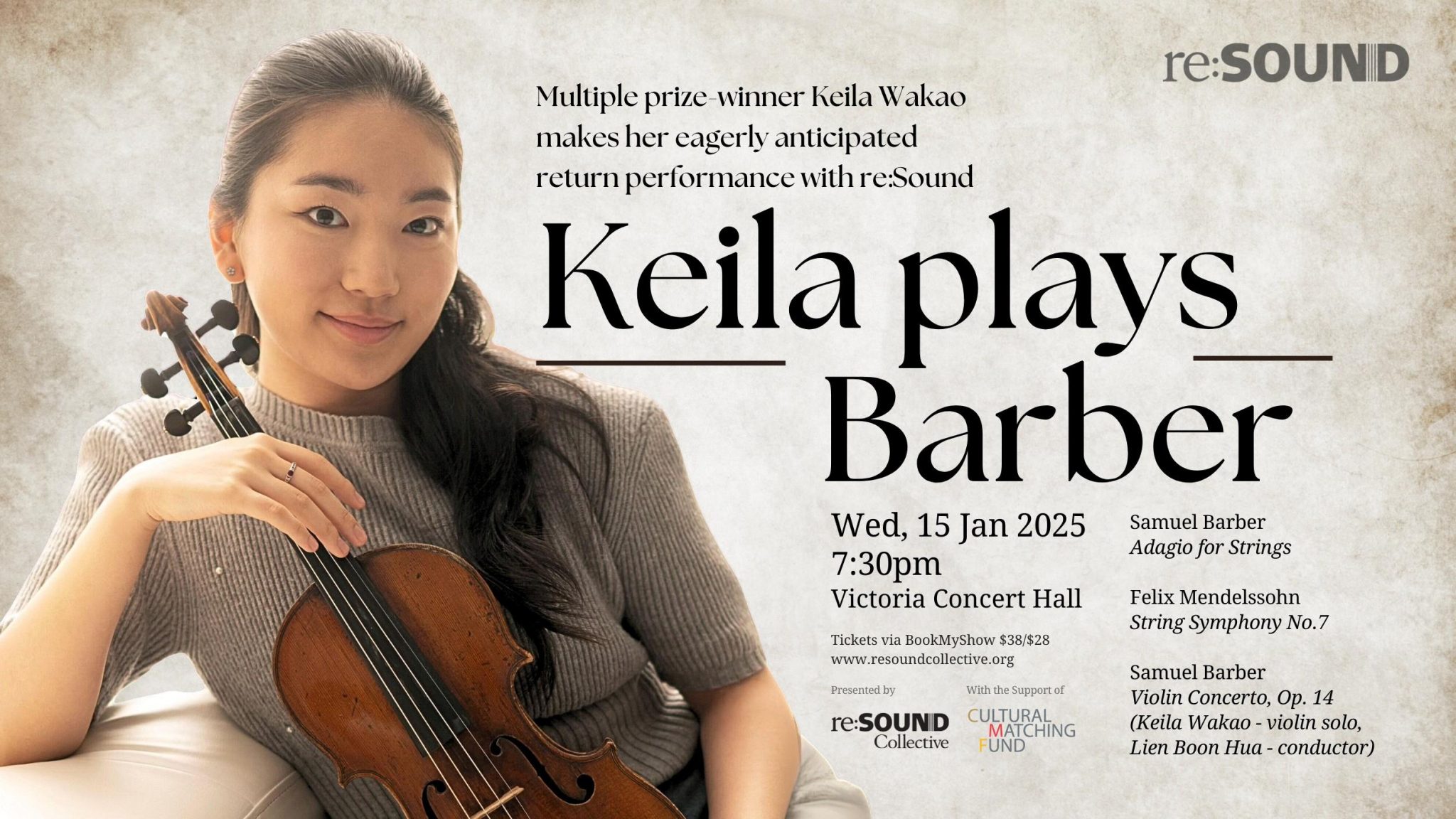 Keila Plays Barber with re:Sound